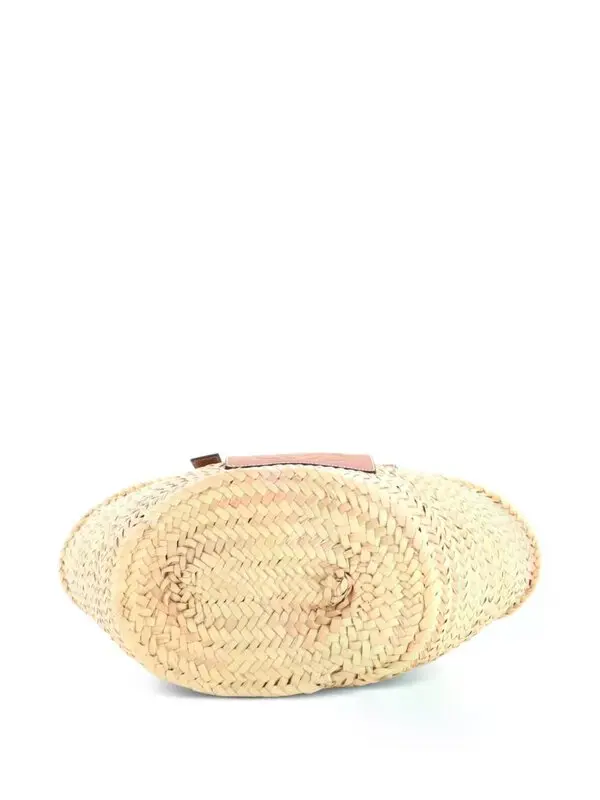 Loewe Basket Raffia Medium Tote Bag - Neutrals