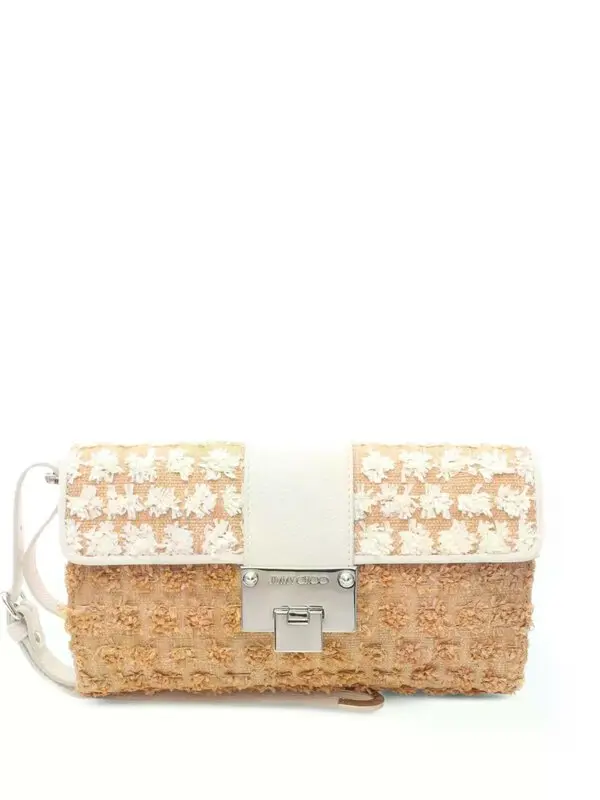 JIMMY CHOO 2000s Straw Clutch Bag - Neutrals