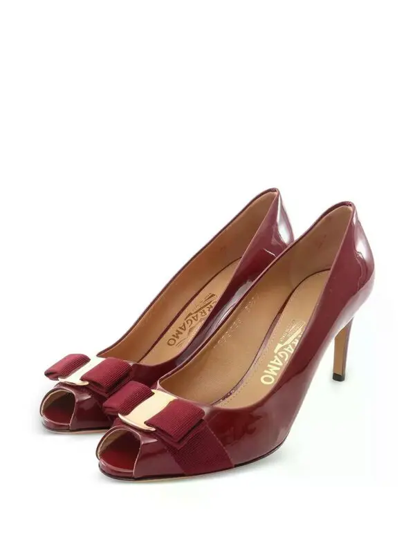 FERRAGAMO 2010s Vara Bow Pumps - Red