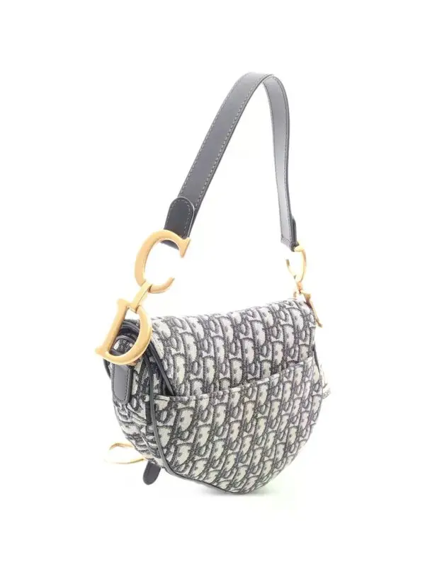 Dior 2010s Oblique Saddle Tote Bag