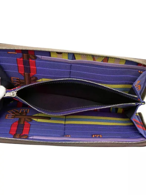 Hermès 2017 Epsom Azap Silk In Wallet Long Wallets