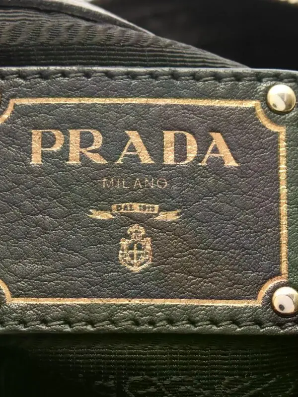 Prada 2000s Logo-plaque Tote Bag