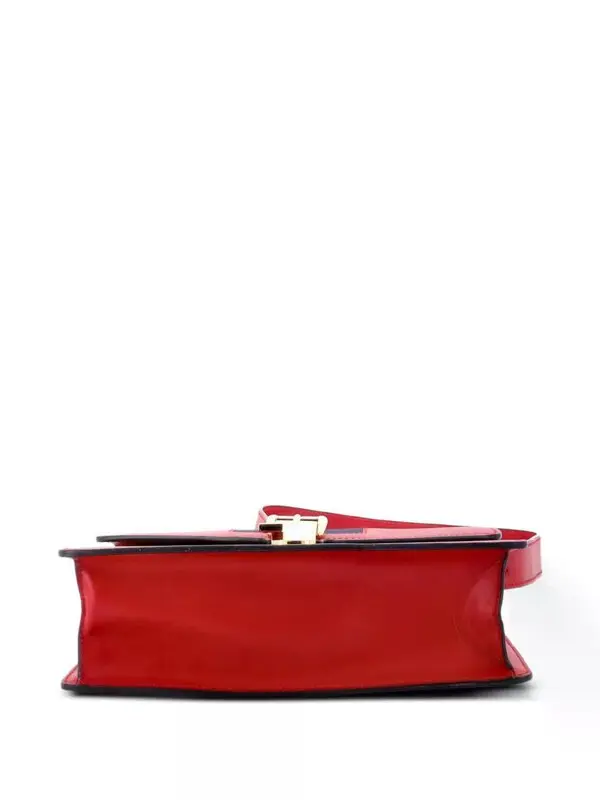 Gucci Sylvie Leather Small Shoulder Bag - Red