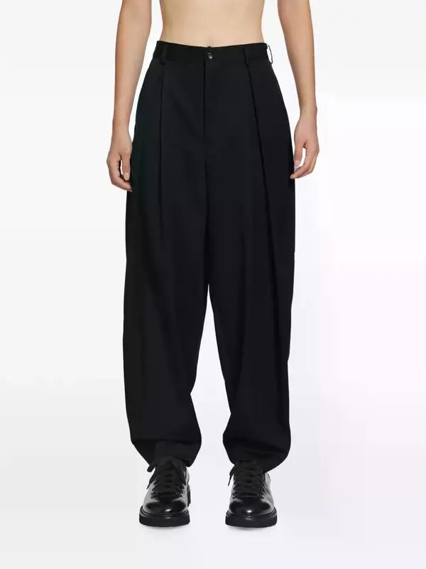 Comme Des Garçons Pleated-detail Trousers