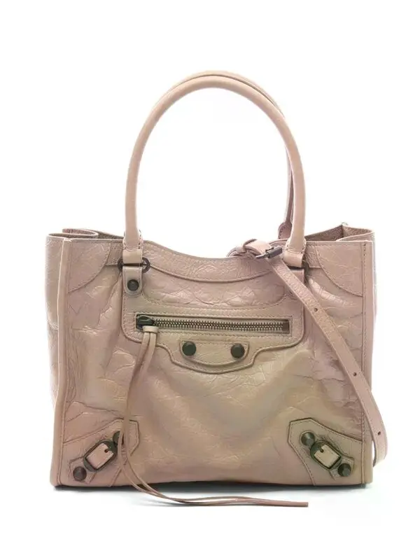 Balenciaga 2010s Mini Le City Two-way Handbag - Neutrals