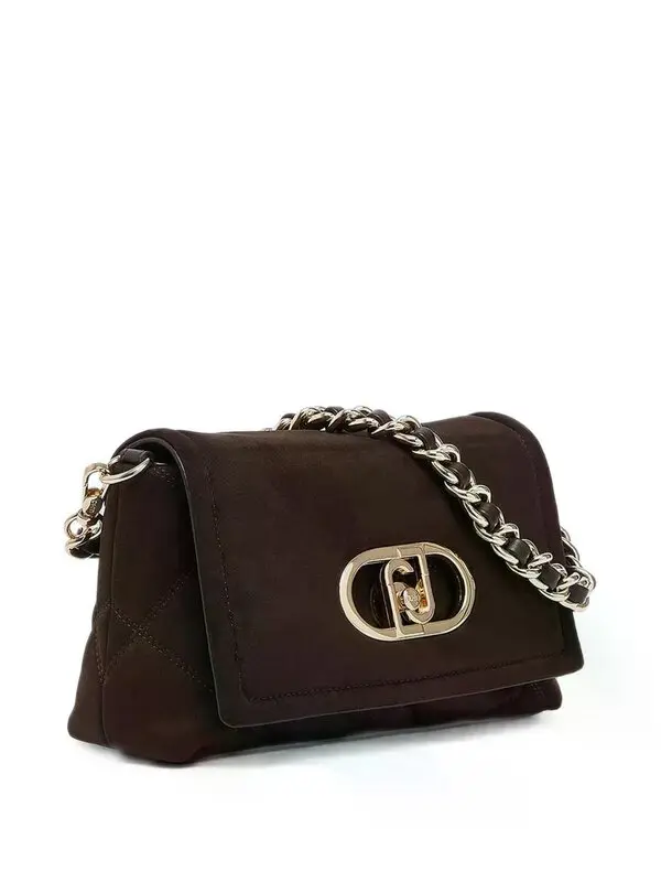 Liu Jo Medium Lapuffy Bag In Microfiber - Brown