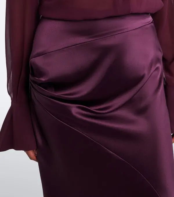Nina Ricci Silk-blend Maxi Skirt