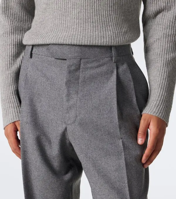 Gabriela Hearst Arthur Wool And Cashmere Straight Pants
