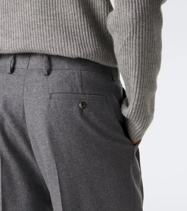 Gabriela Hearst Arthur Wool And Cashmere Straight Pants