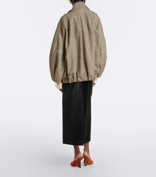 Dries Van Noten Embroidered Cotton And Silk Midi Skirt
