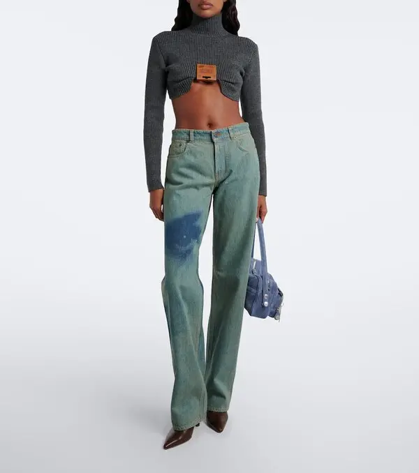 JEAN PAUL GAULTIER Printed Straight Jeans