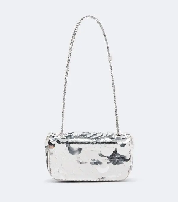 Rabanne Sparkle Mini Sequined Shoulder Bag