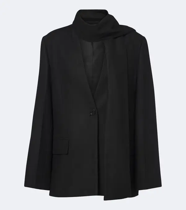 TOTEME Tie-neck Blazer - Black