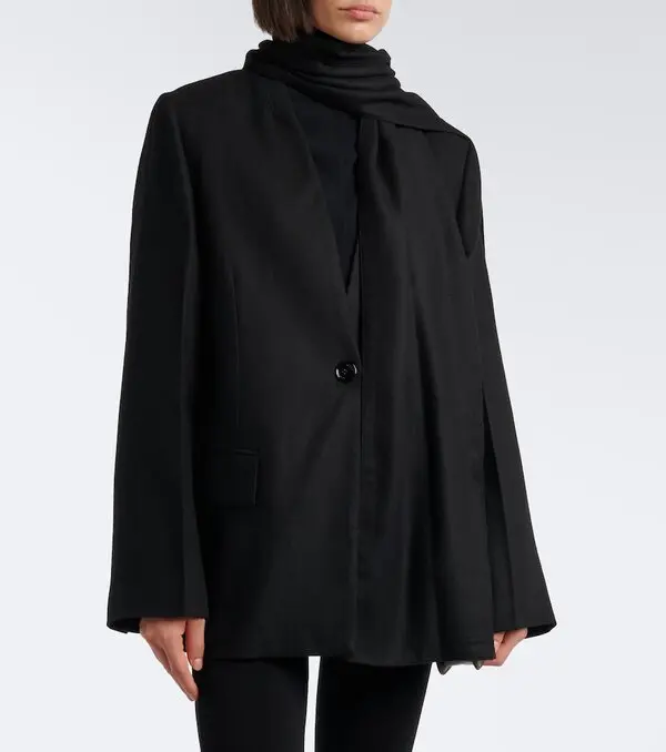 TOTEME Tie-neck Blazer - Black