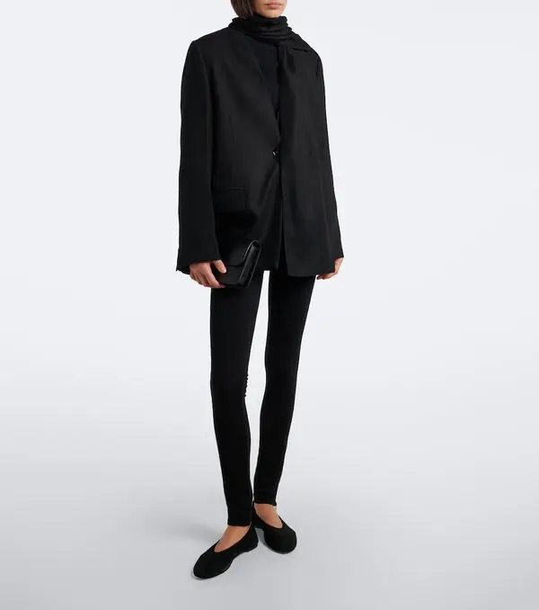 TOTEME Tie-neck Blazer - Black