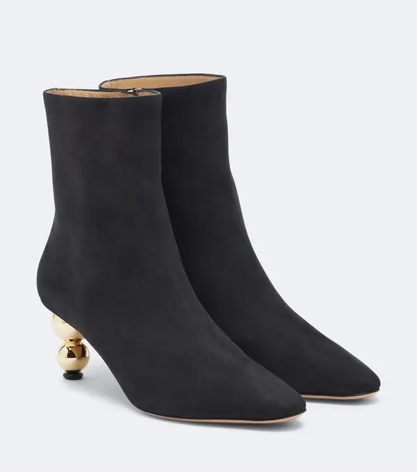 FERRAGAMO Suede Ankle Boots