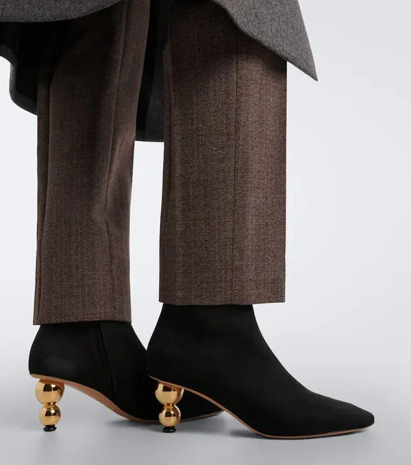 FERRAGAMO Suede Ankle Boots