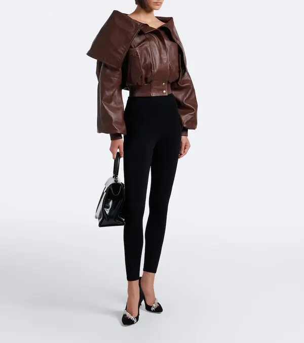 Balenciaga Hg Avenue Large Leather Top-handle Bag