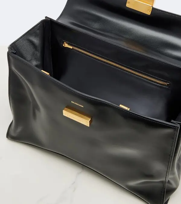 Balenciaga Hg Avenue Large Leather Top-handle Bag