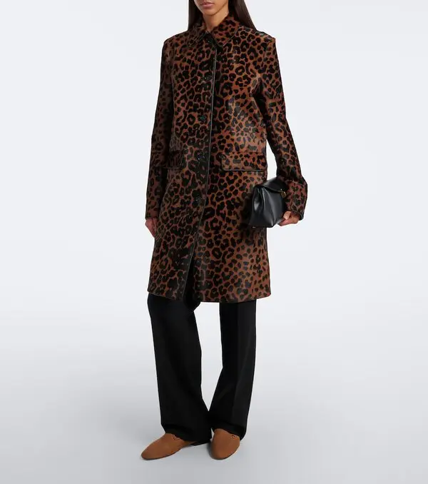 TOTEME Shearling-lined Suede Loafers