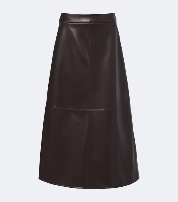 Max Mara Paneled Maxi Skirt - Brown