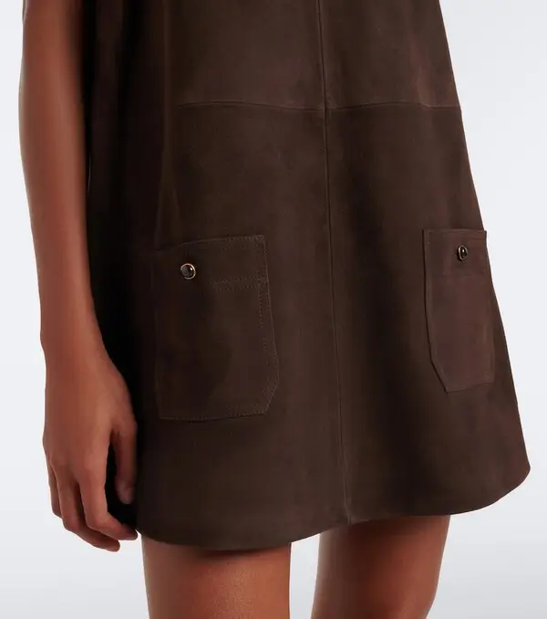 FRAME Suede Minidress