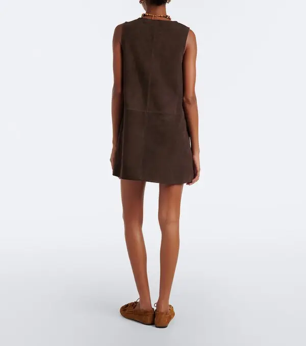 FRAME Suede Minidress