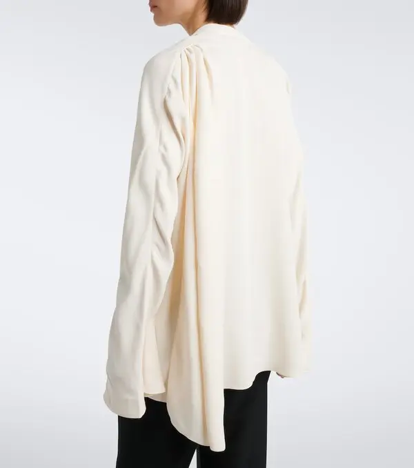 TOTEME Draped Cady Blouse