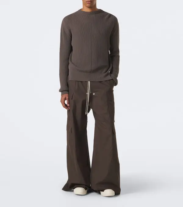 Rick Owens Temple Leather High-top Sneakers