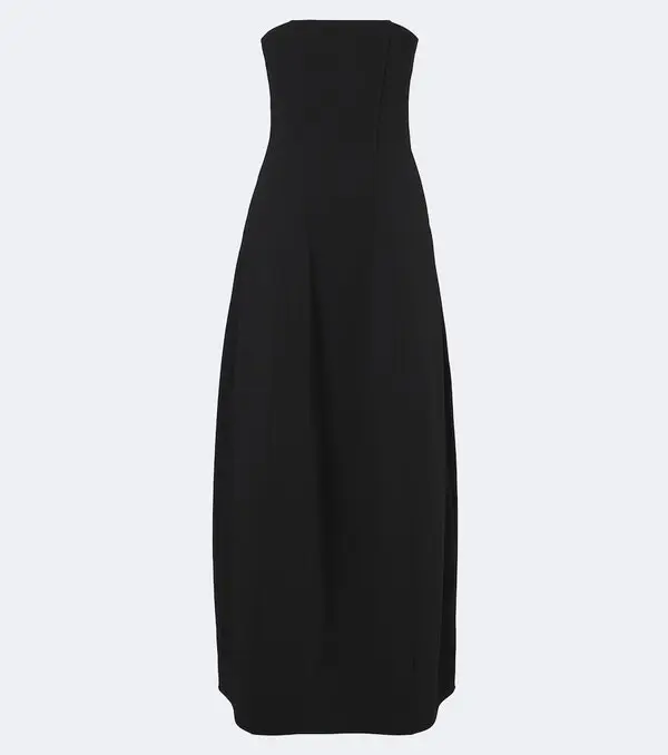 TOTEME Crêpe Corset Dress - Black