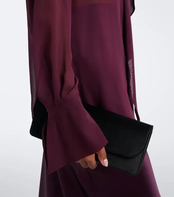 Nina Ricci Silk Chiffon Blouse - Purple