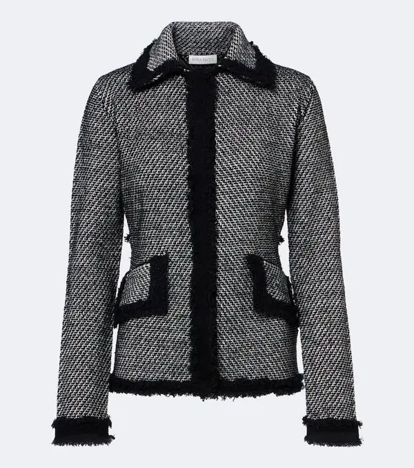 Nina Ricci Wool-blend Tweed Jacket