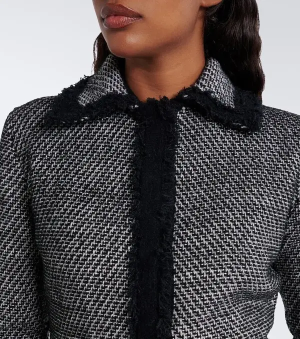 Nina Ricci Wool-blend Tweed Jacket