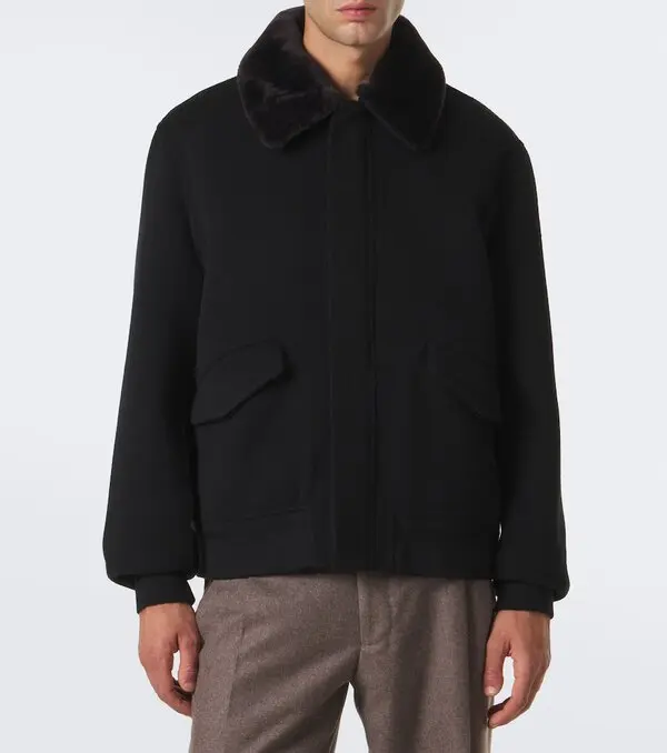 Gabriela Hearst James Cashmere Bomber Jacket