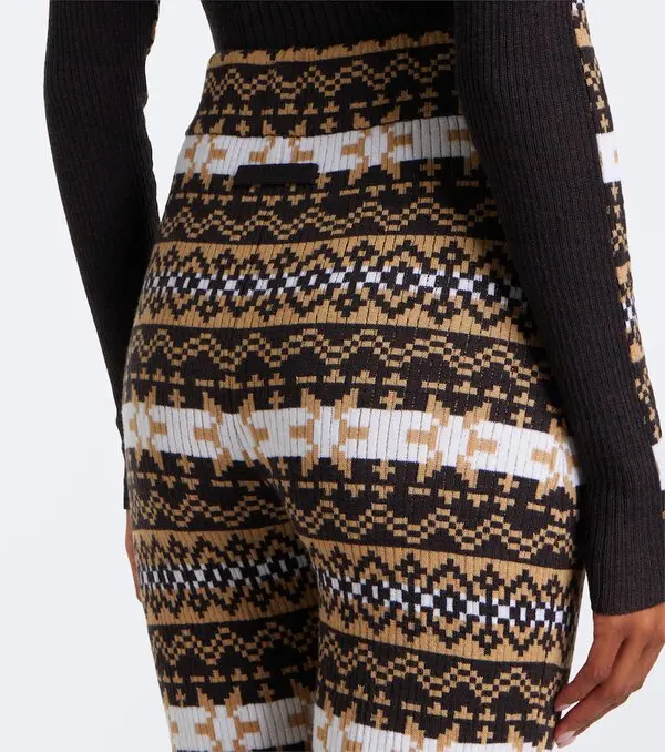 JEAN PAUL GAULTIER Knitted Virgin Wool Leggings