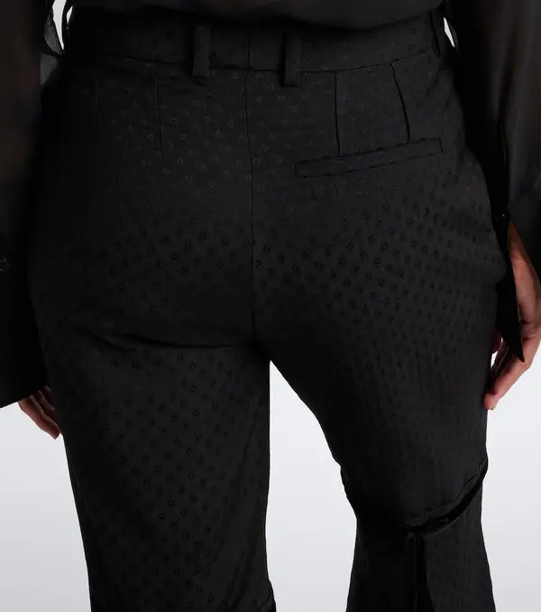 Nina Ricci Wool-blend Flared Pants