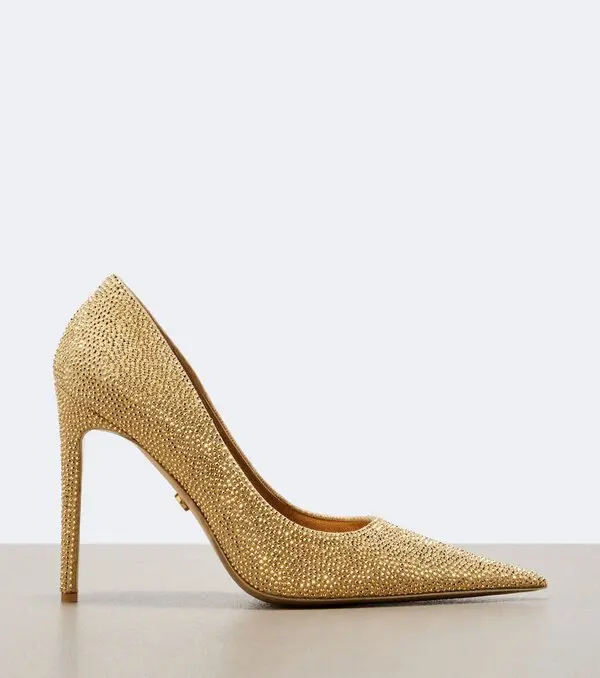 Gucci Donna Embellished Leather Pumps