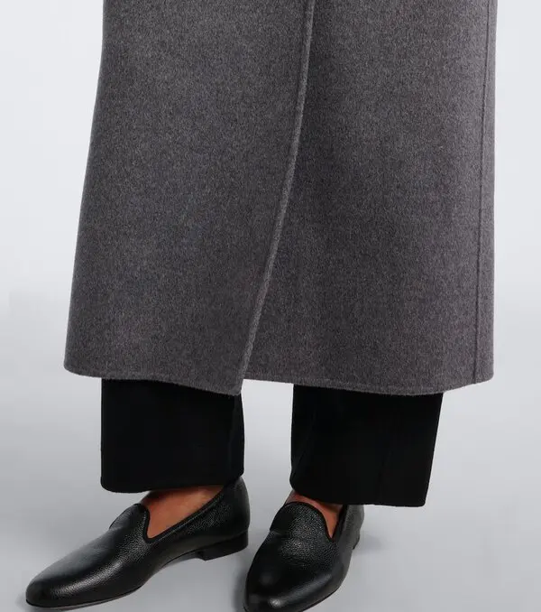 LISA YANG Double-breasted Wool And Cashmere Coat - Grey
