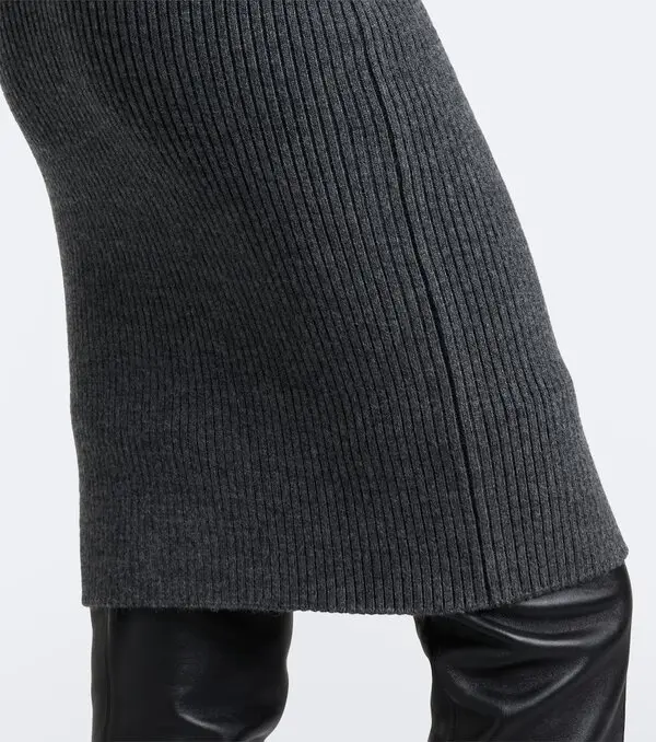 JEAN PAUL GAULTIER Wool-blend Pencil Skirt