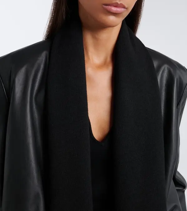 TOTEME Tie-neck Leather Jacket