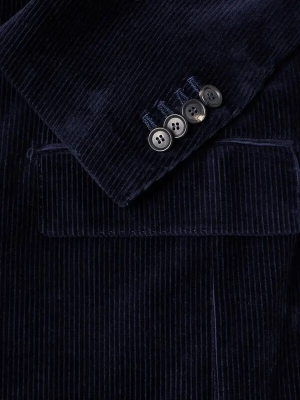 DE PETRILLO Riviera Cotton-blend Corduroy Suit Jacket