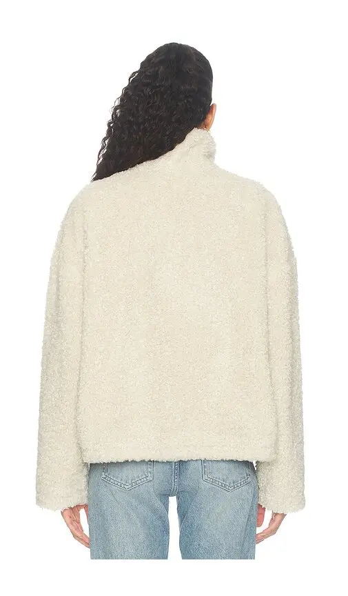 LOVERS AND FRIENDS Mikaela Half Zip Pullover In Beige