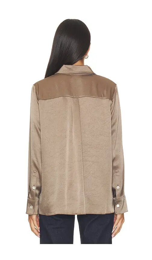 Citizens Of Humanity Tullah Shirt In Brown - Cocoa