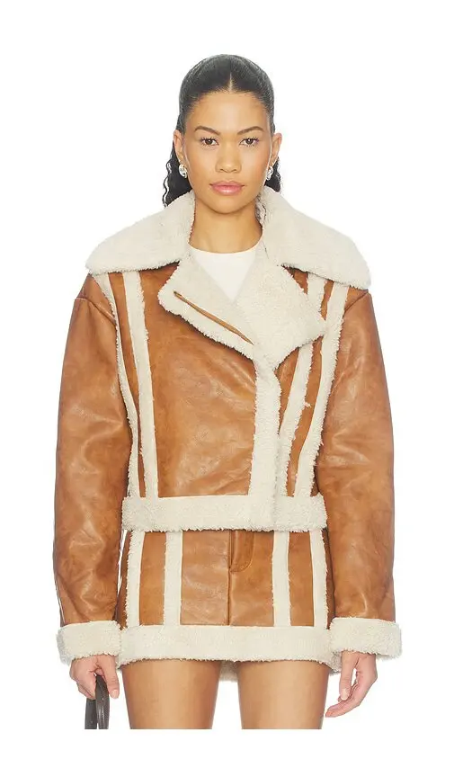 Show Me Your Mumu Laurel Canyon Jacket In Brown