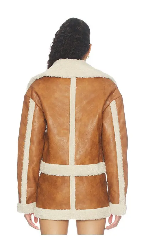 Show Me Your Mumu Laurel Canyon Jacket In Brown