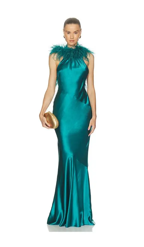 Retrofete Brisbane Dress In Blue