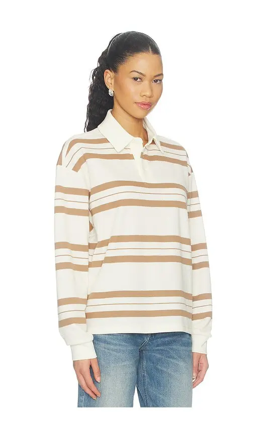 LOVERS AND FRIENDS Bernie Top In Tan