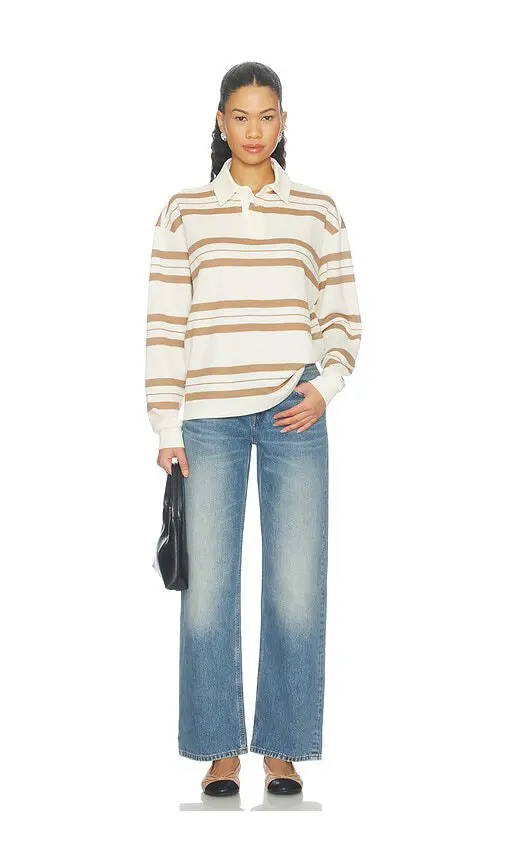 LOVERS AND FRIENDS Bernie Top In Tan