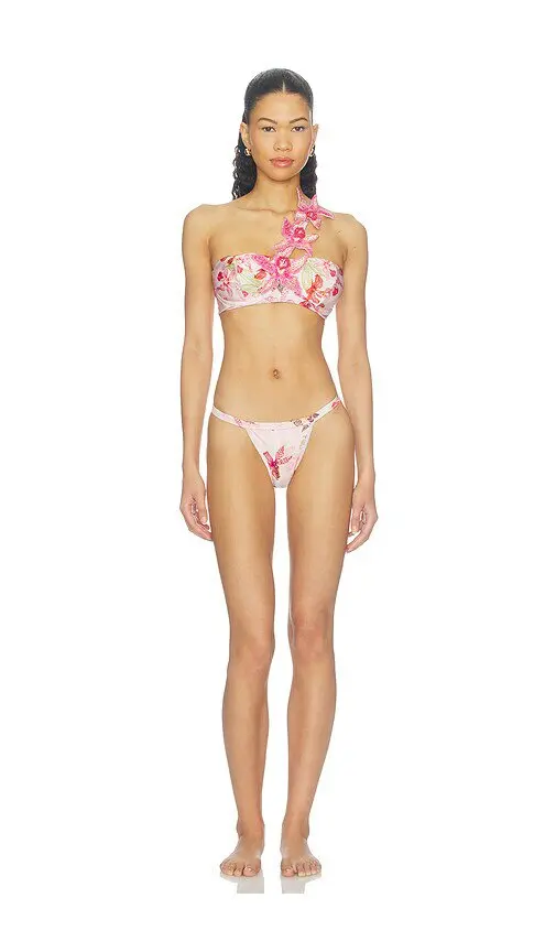 PatBO Orchid Bloom Bikini Bottom