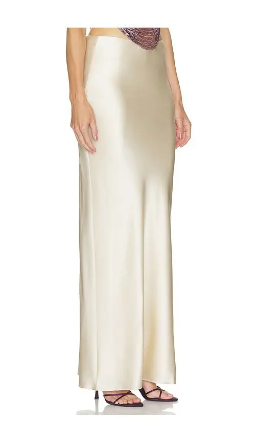 Cult Gaia Chantel Skirt In Beige - Dove